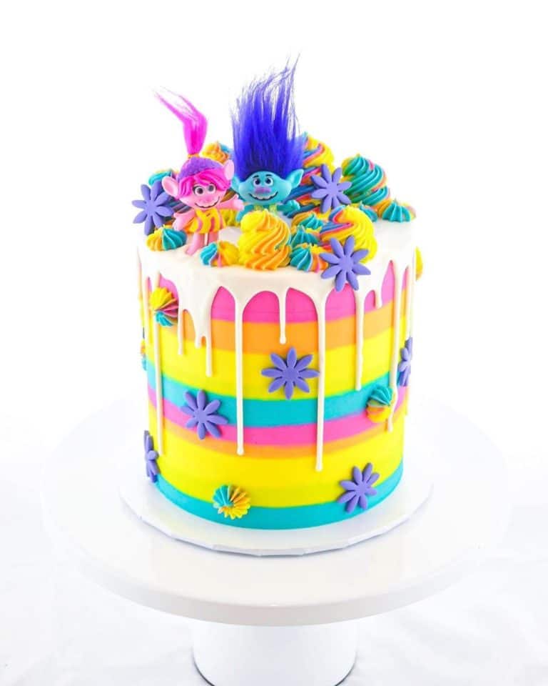 13 Cute Troll Birthday Cake Ideas (Bring The Party to Life)