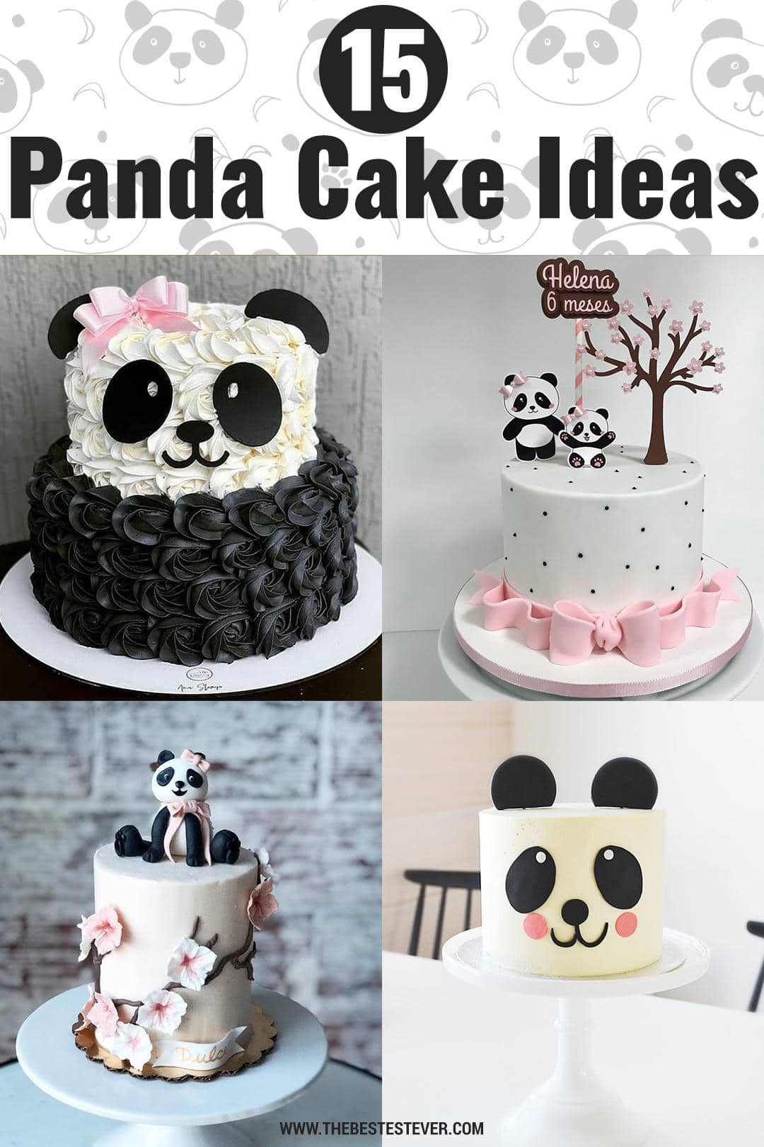 15 Panda Cake Ideas That Are Absolutely Beautiful 15 Panda Cake Ideas That Are Absolutely Beautiful