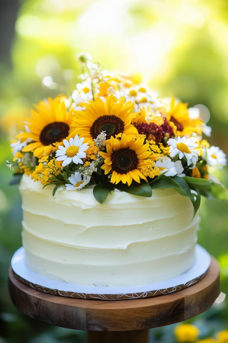 21 Beautiful Sunflower Cake Designs That'll Brighten Your Celebration