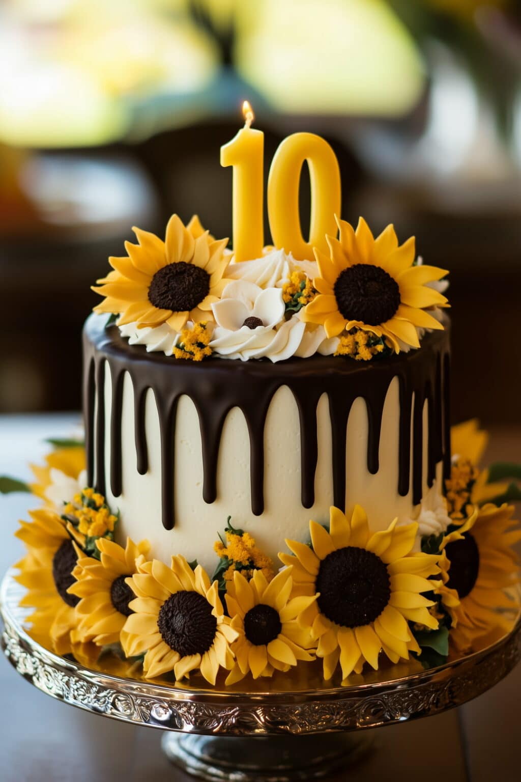 21 Beautiful Sunflower Cake Designs That'll Brighten Your Celebration
