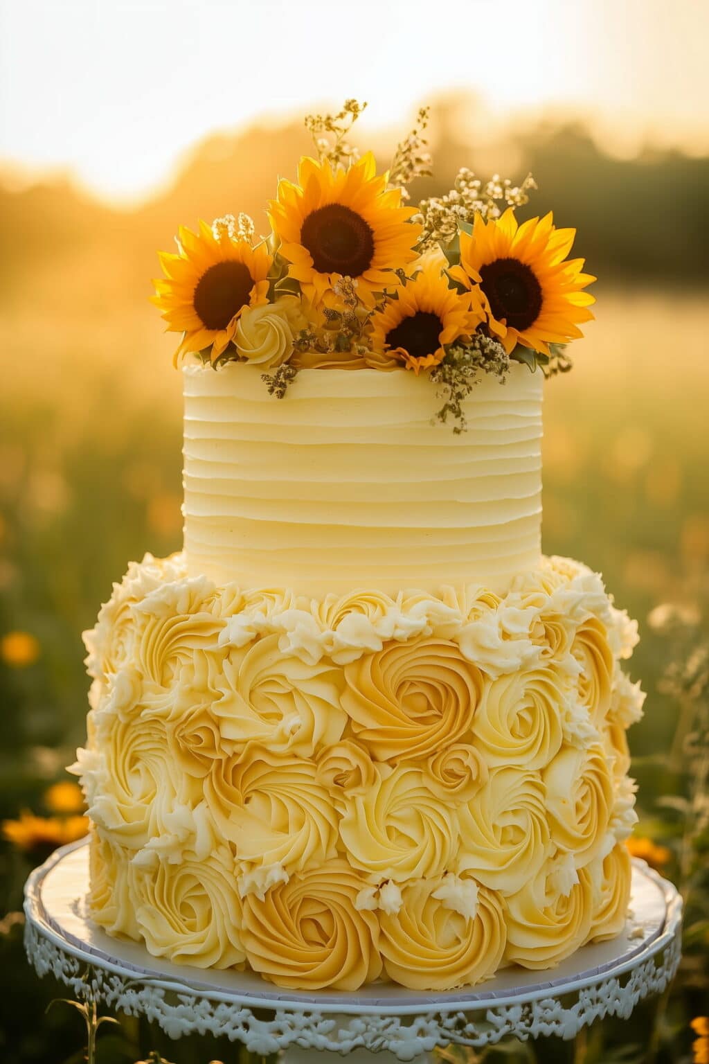 21 Beautiful Sunflower Cake Designs That'll Brighten Your Celebration