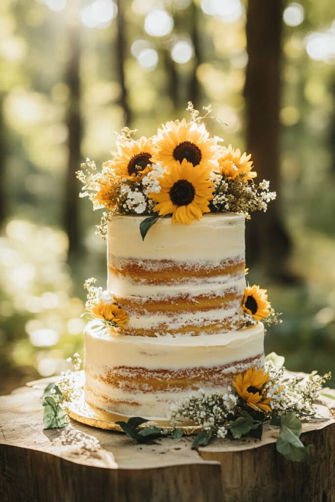 21 Beautiful Sunflower Cake Designs That'll Brighten Your Celebration
