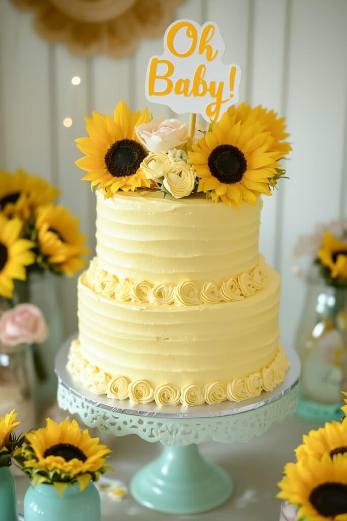 21 Beautiful Sunflower Cake Designs That'll Brighten Your Celebration