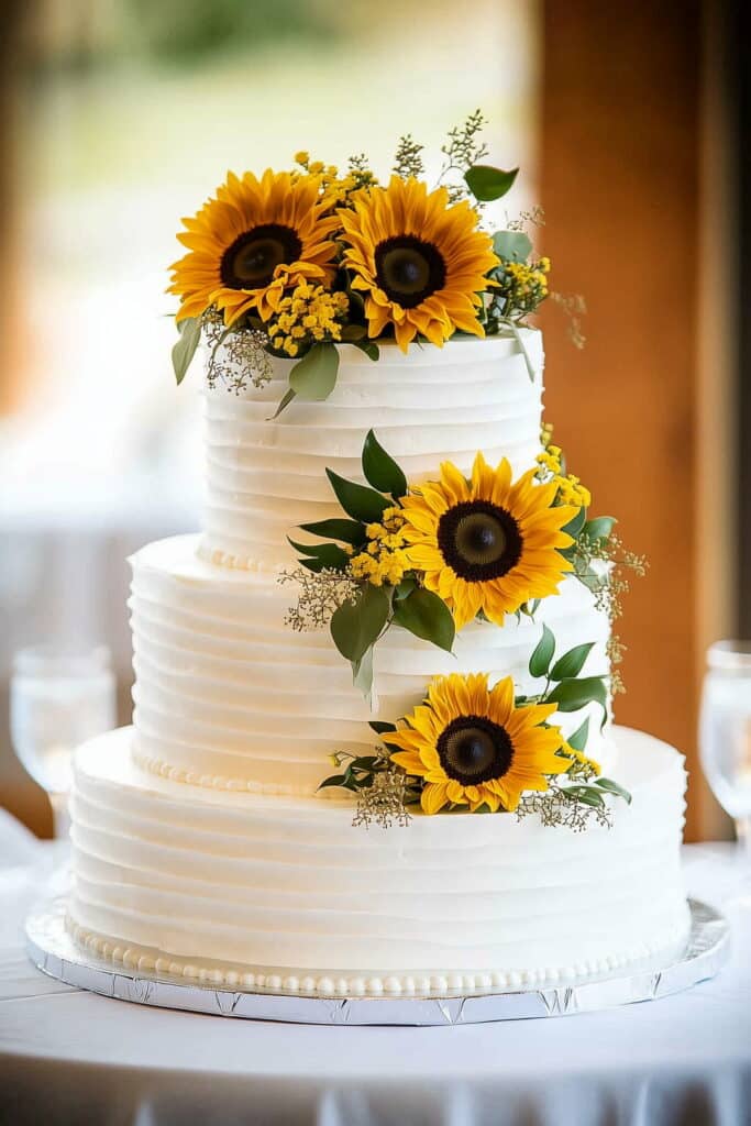 21 Beautiful Sunflower Cake Designs That'll Brighten Your Celebration
